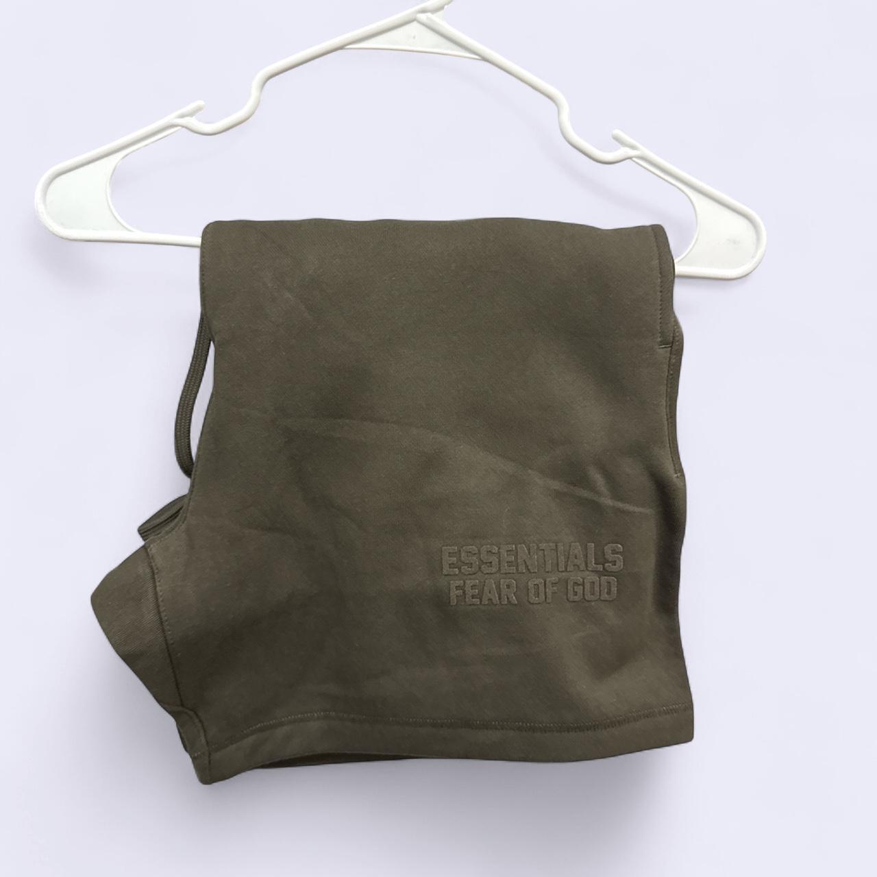 ESSENTIALS OFF BLACK SHORTS L | Depop