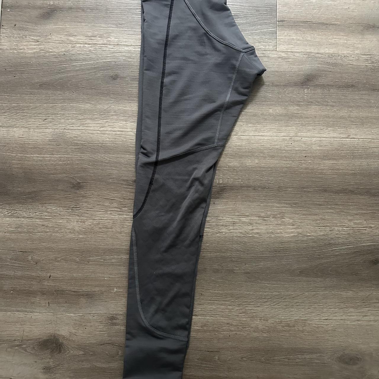 Grey Nike Pro Hyperwarm running tights | Depop