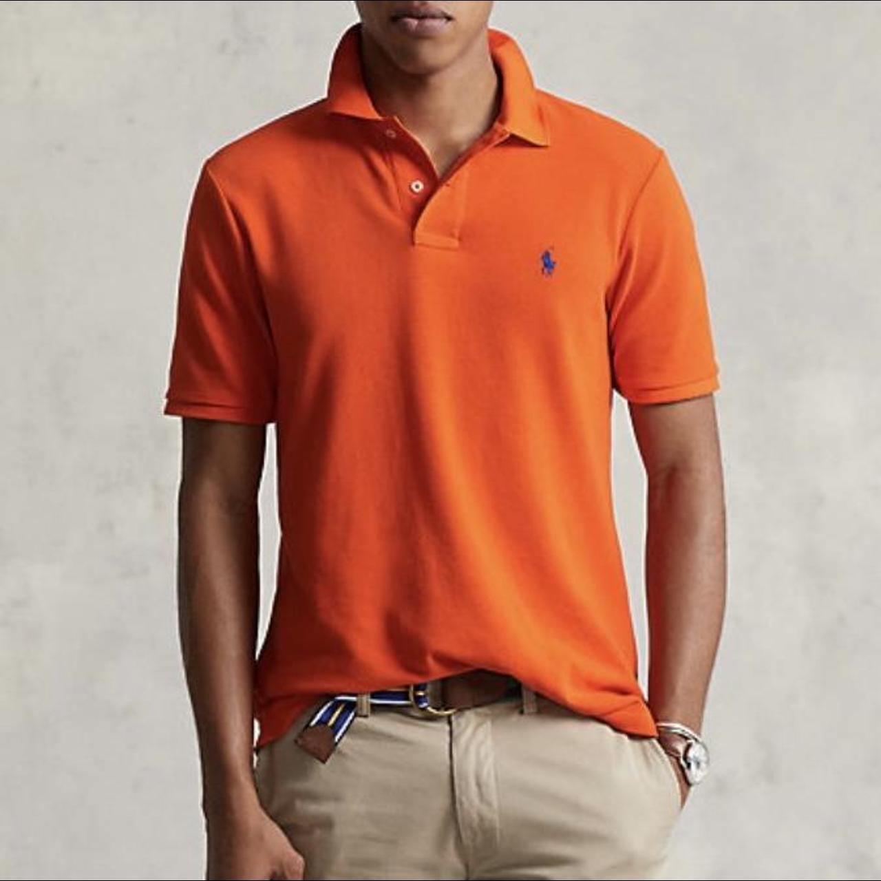 Ralph Lauren polo orange Unworn Size XS Classic fit - Depop