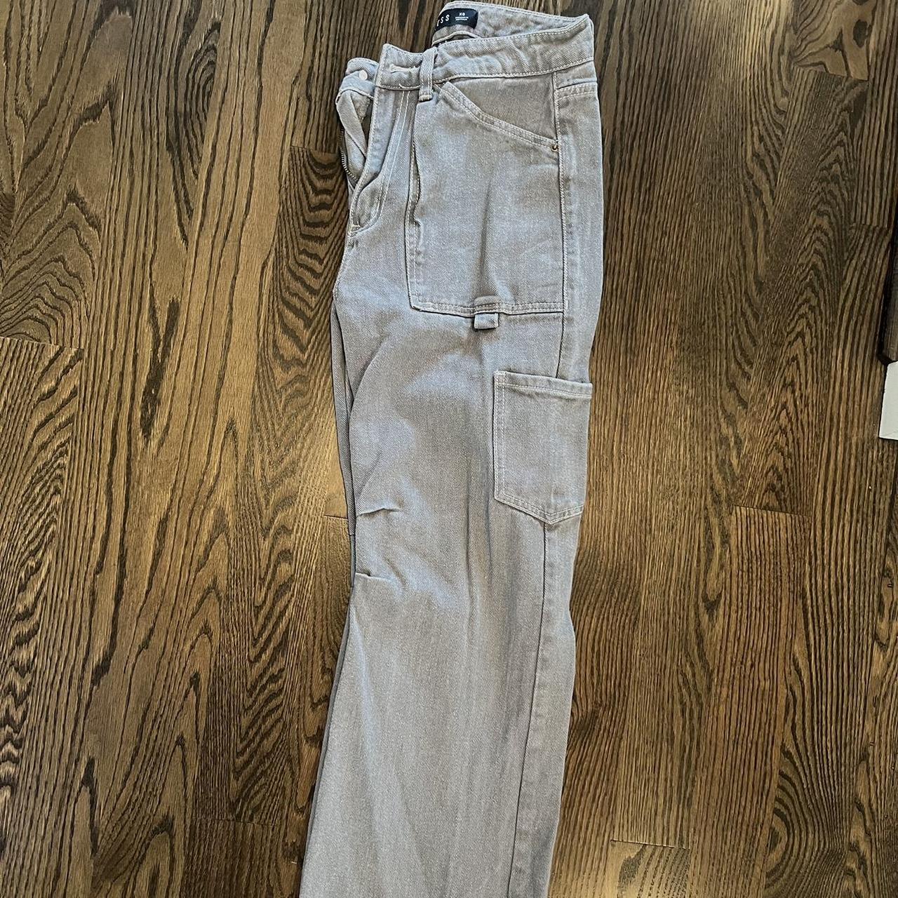 Grey cargo lioness jeans size XS Great condition - Depop