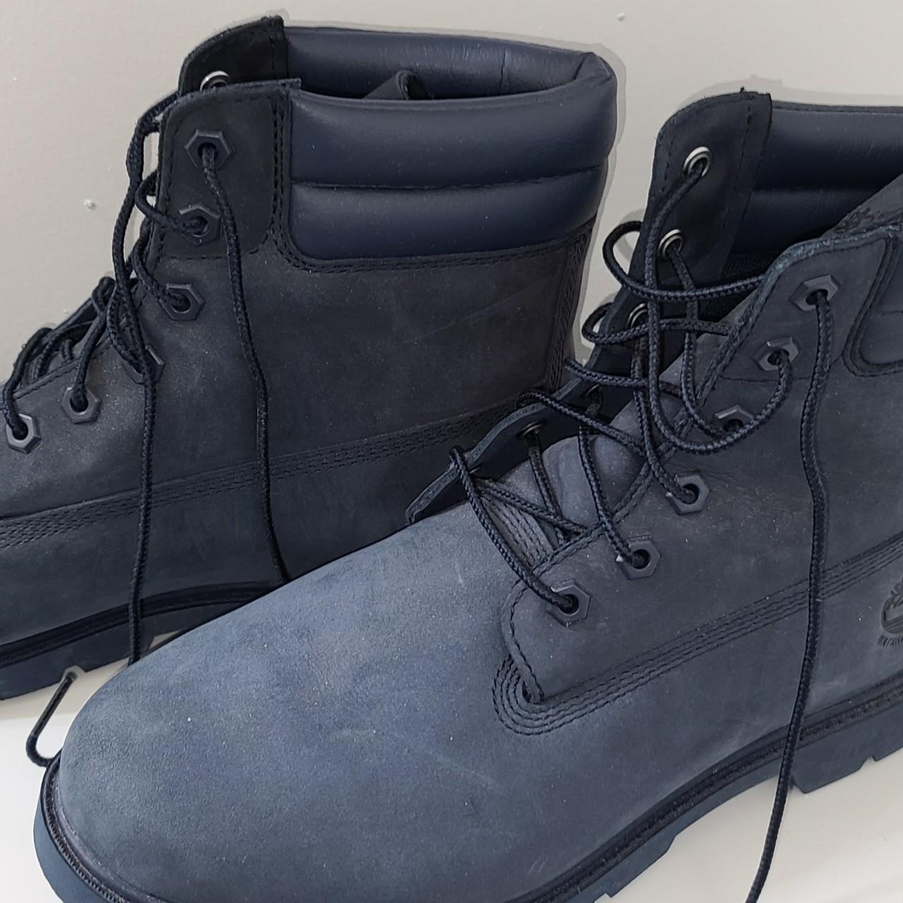 🖤 navy blue timberlands 🖤 US 11 🖤 only worn twice - Depop