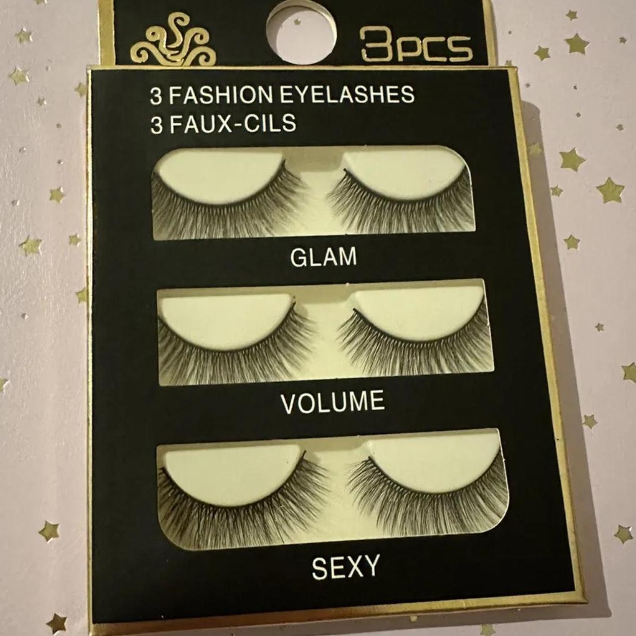 3 Pairs/Box Eyelashes Cross Perfect Fitting... - Depop