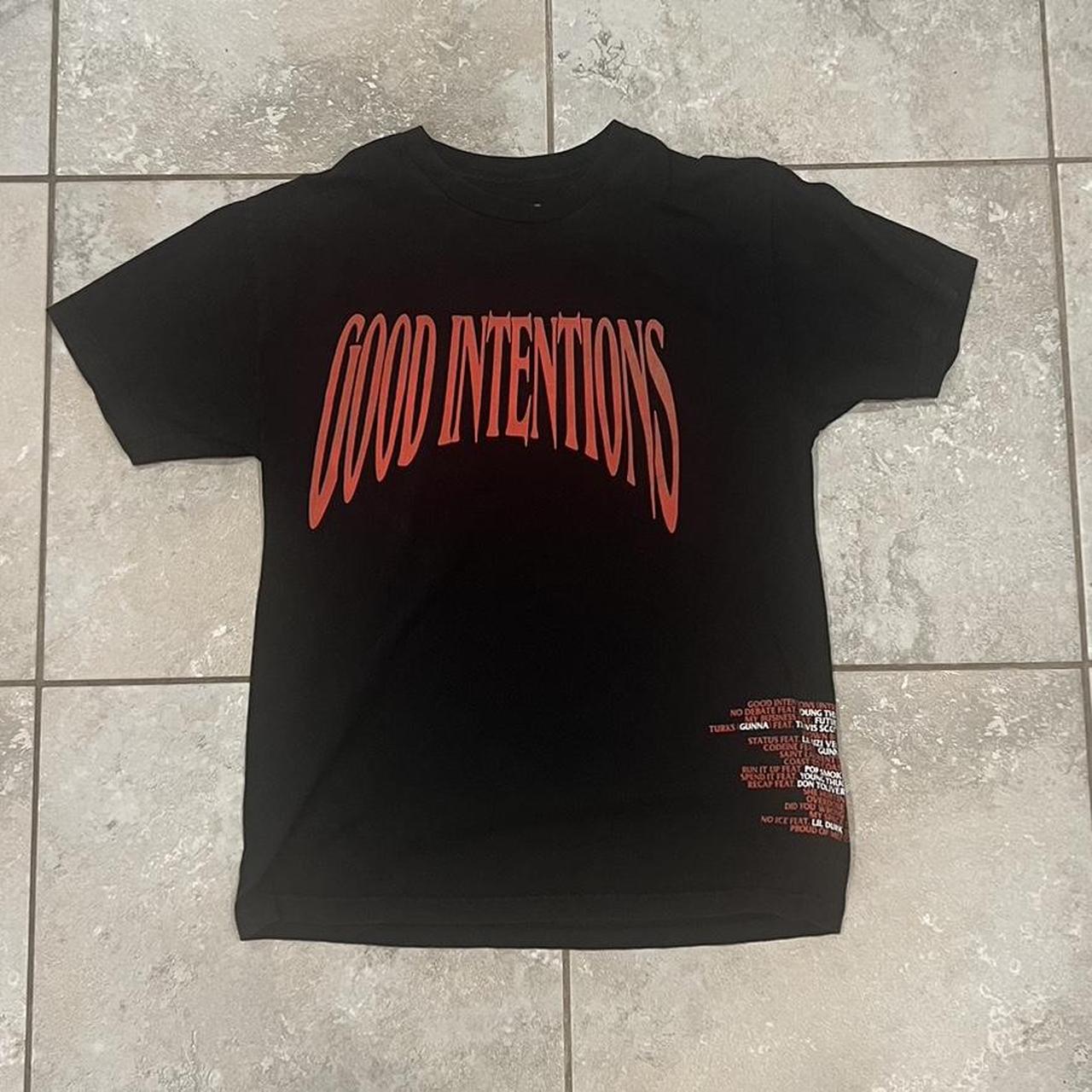 Nav Good Intentions Vlone collab Worn quite a bit... - Depop