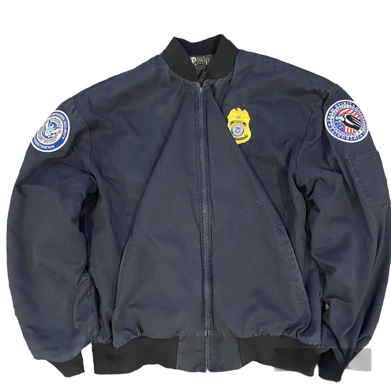 2000s tsa bomber jacket #depop #vintage #shirt... - Depop