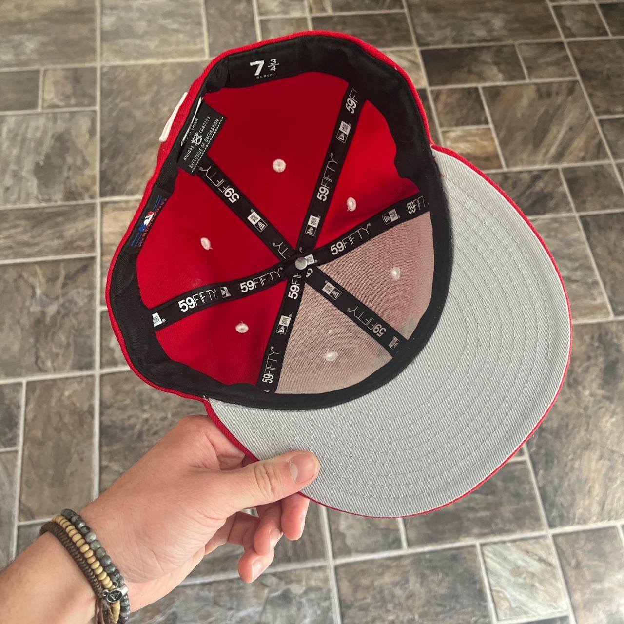 New Era Men's Red Hat | Depop