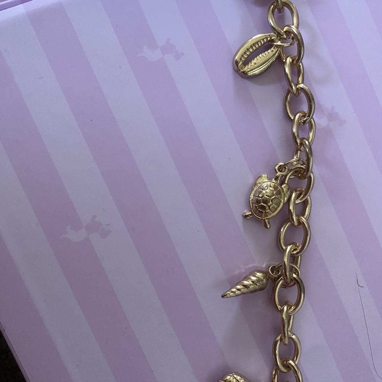 SHEIKE gold belt with sea/ocean charms minor... - Depop