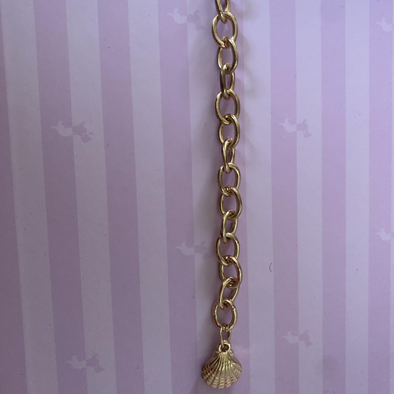 SHEIKE gold belt with sea/ocean charms minor... - Depop