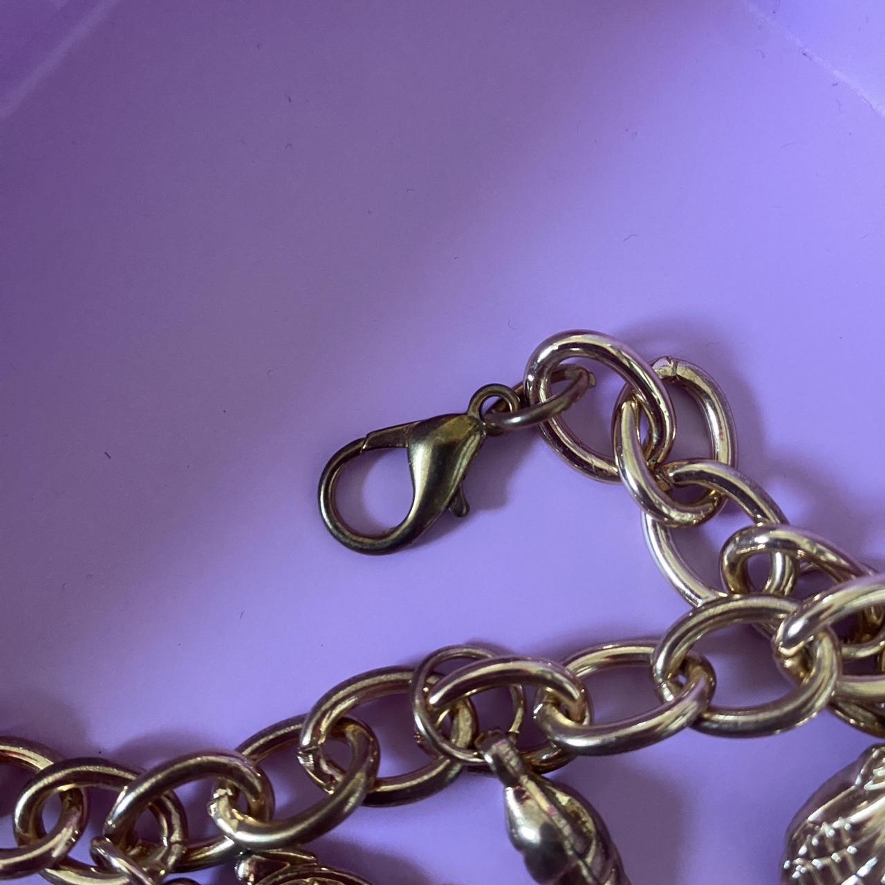 SHEIKE gold belt with sea/ocean charms minor... - Depop