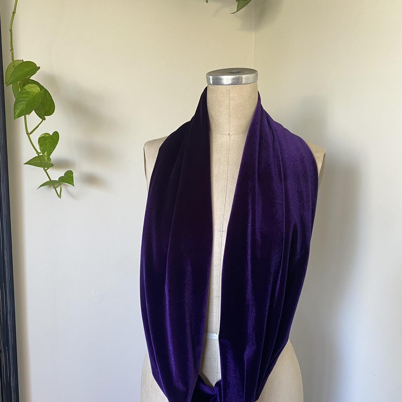 Velvet infinity scarf This soft, elegant & eye... - Depop