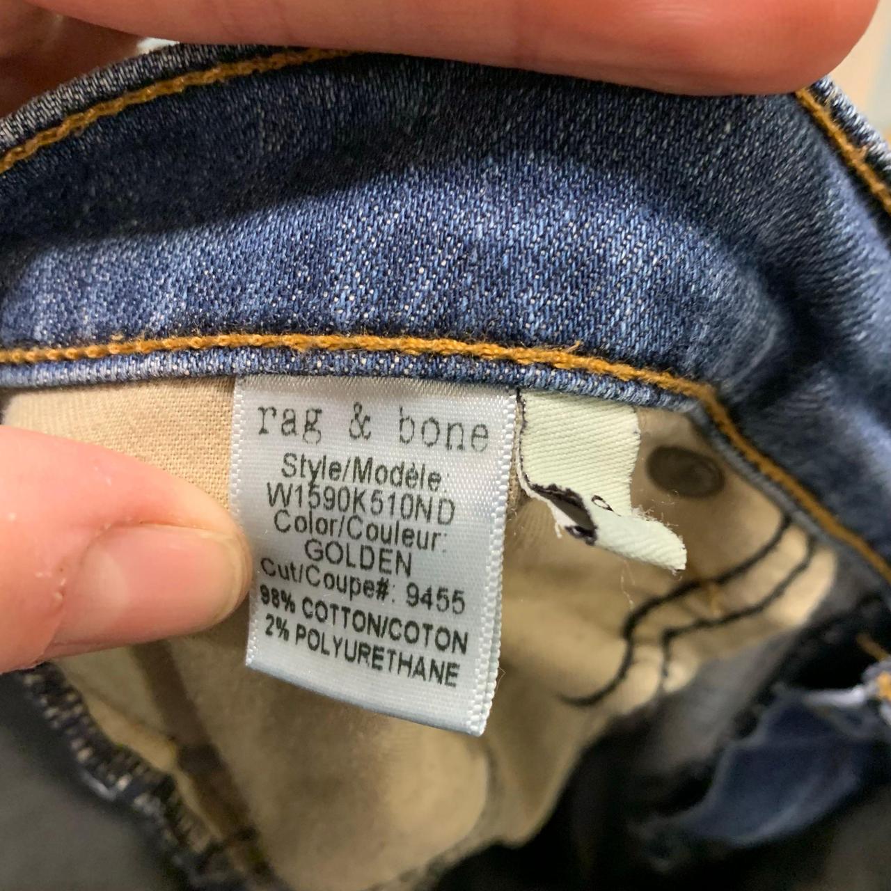 Tag and Bone relaxed, boyfriend fit, Dre, golden... - Depop