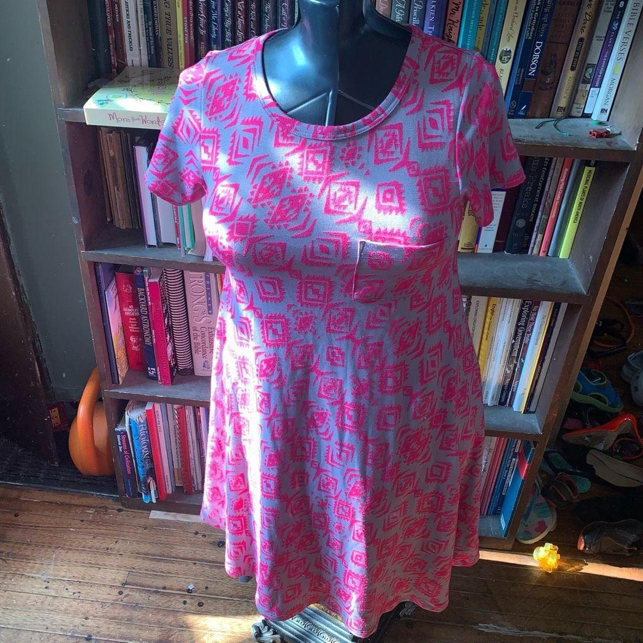 Lularoe pink and gray, Barbiecore, southwest... - Depop