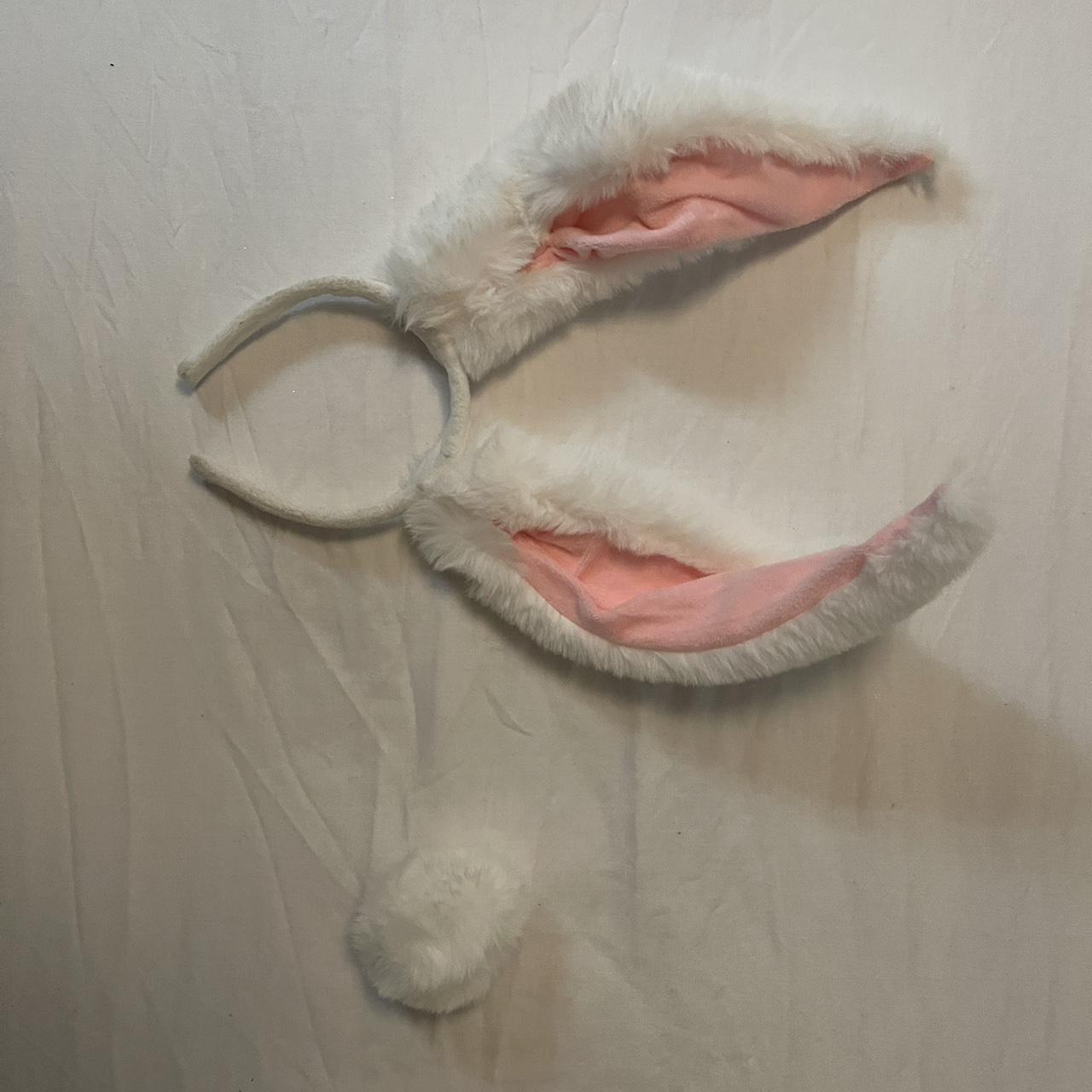 Bunny ears and tail set #cosplay #fancydress - Depop