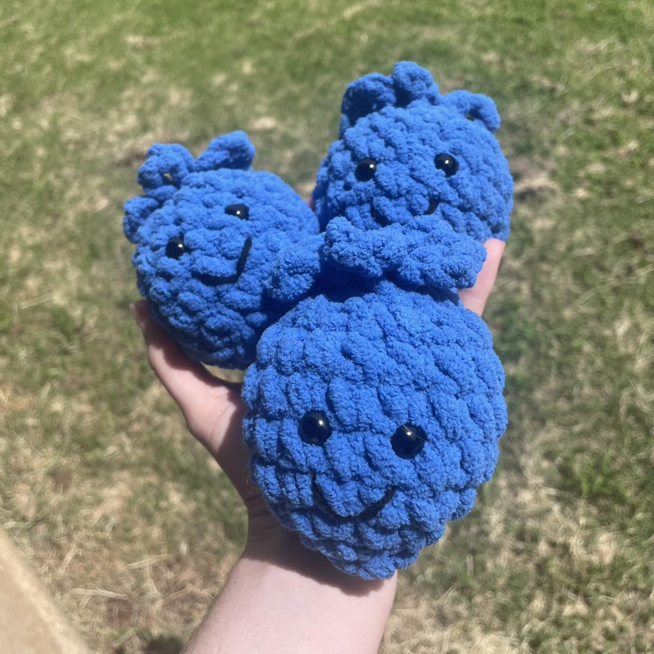 Crochet Amigurumi Blueberry Handmade with love by... - Depop