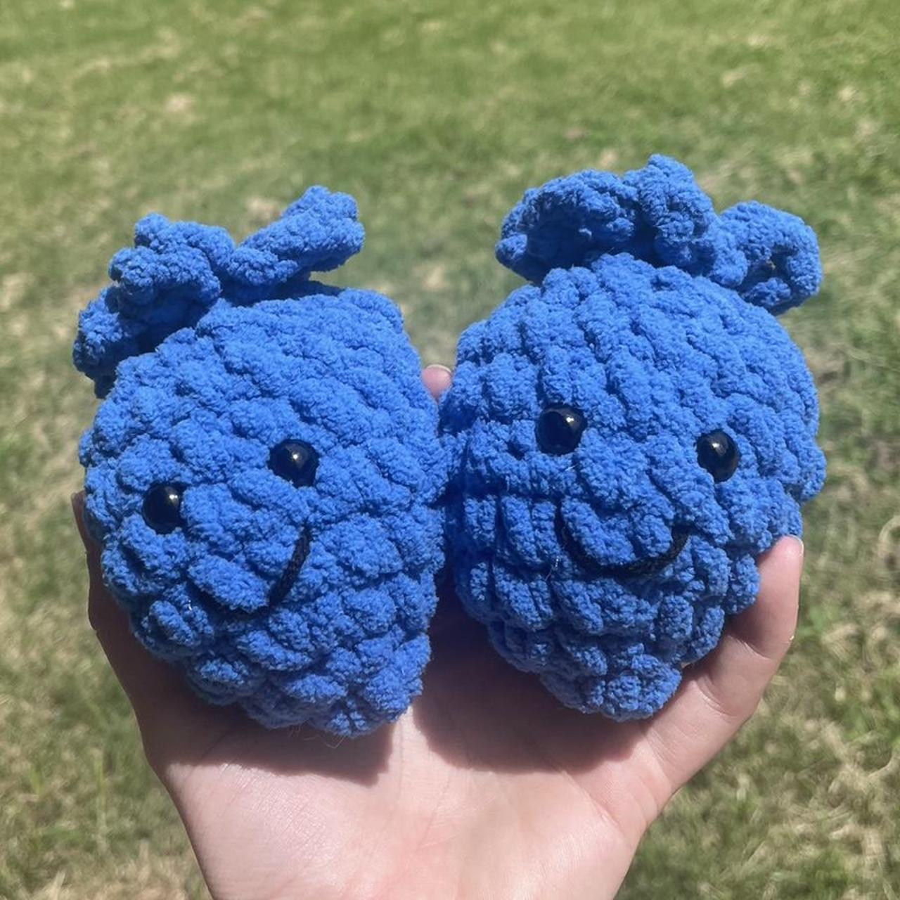 Crochet Amigurumi Blueberry Handmade with love by... - Depop