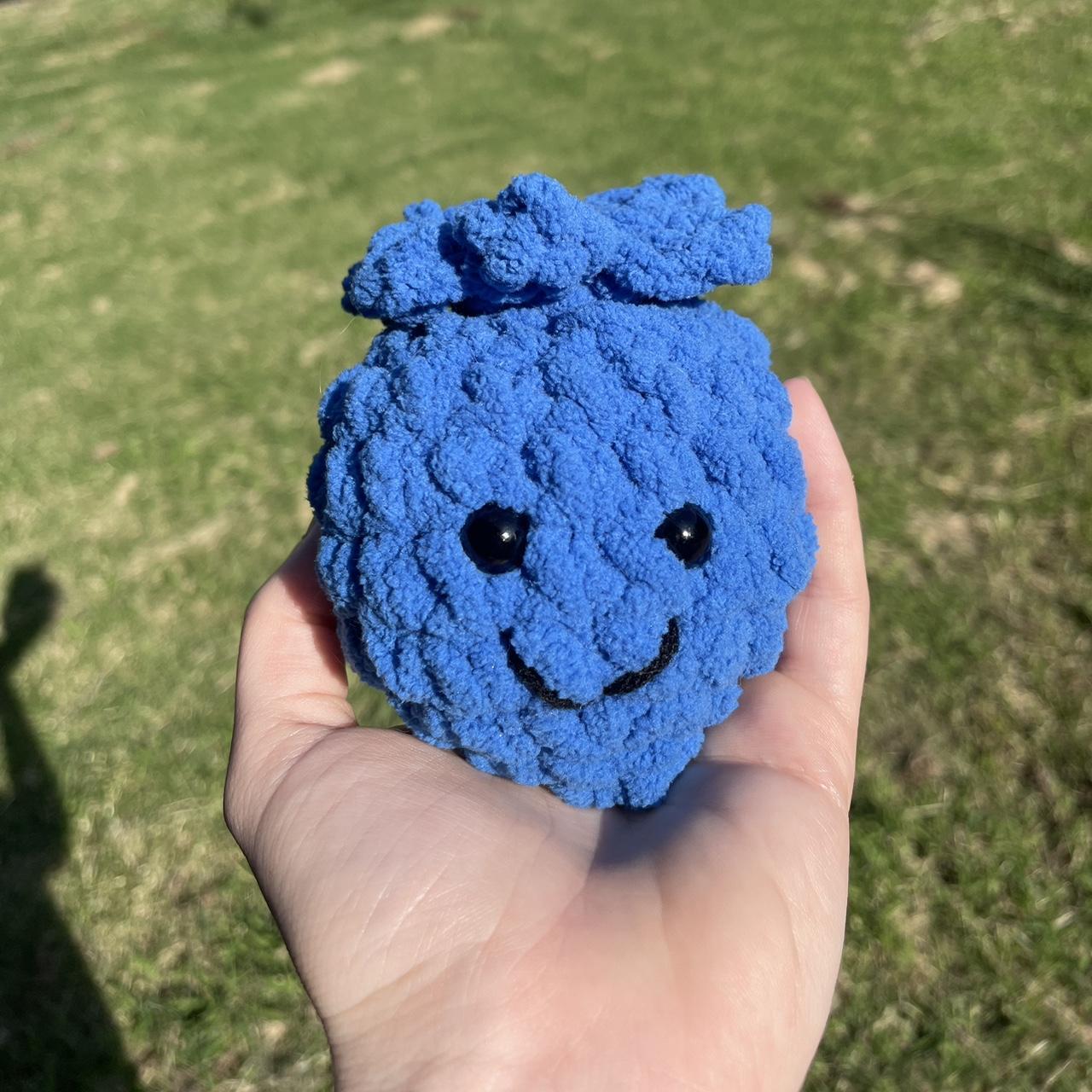 Crochet Amigurumi Blueberry Handmade with love by... - Depop