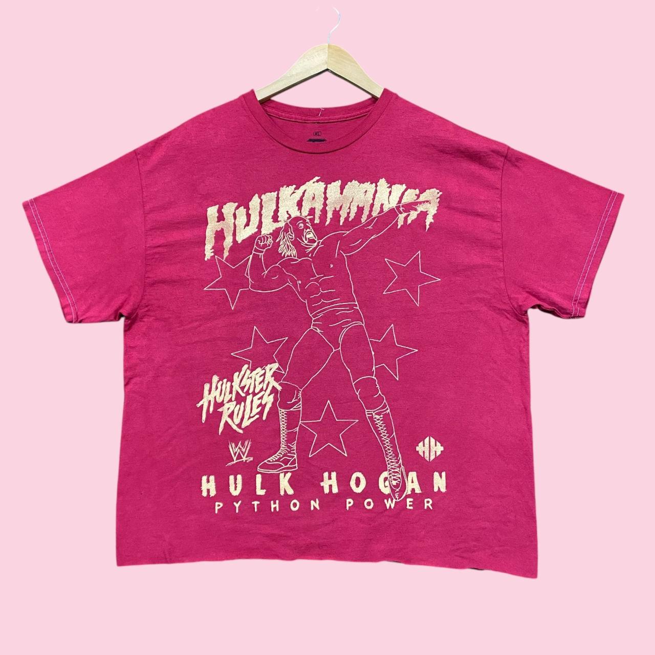 WWE Legends Hulk Hogan Hulkamania Python Power Tee... | Depop