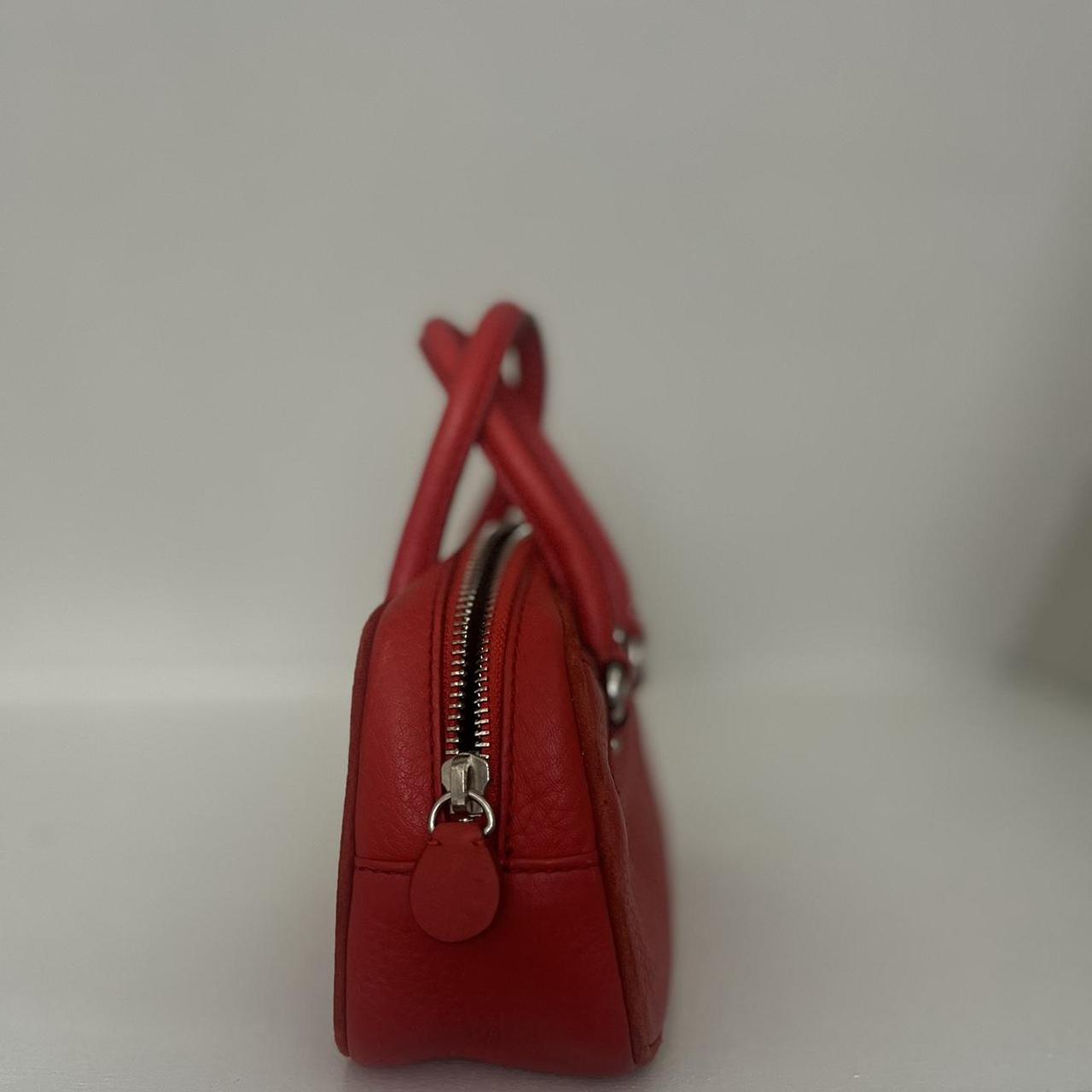 Cole Haan Women's Red and Silver Bag | Depop