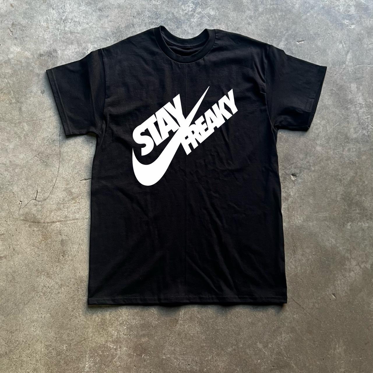 STAY FREAKY SHIRT ‼️Best Clothes On Depop‼️ Gildan... - Depop