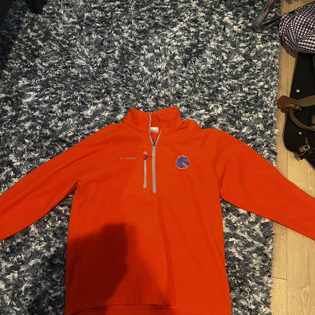 Boise state Columbia fleece sweater, basically new... - Depop