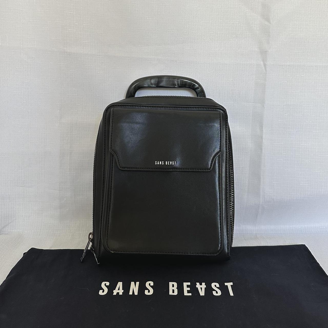 Sans Beast Bandolier bag, size large. Black vegan... - Depop