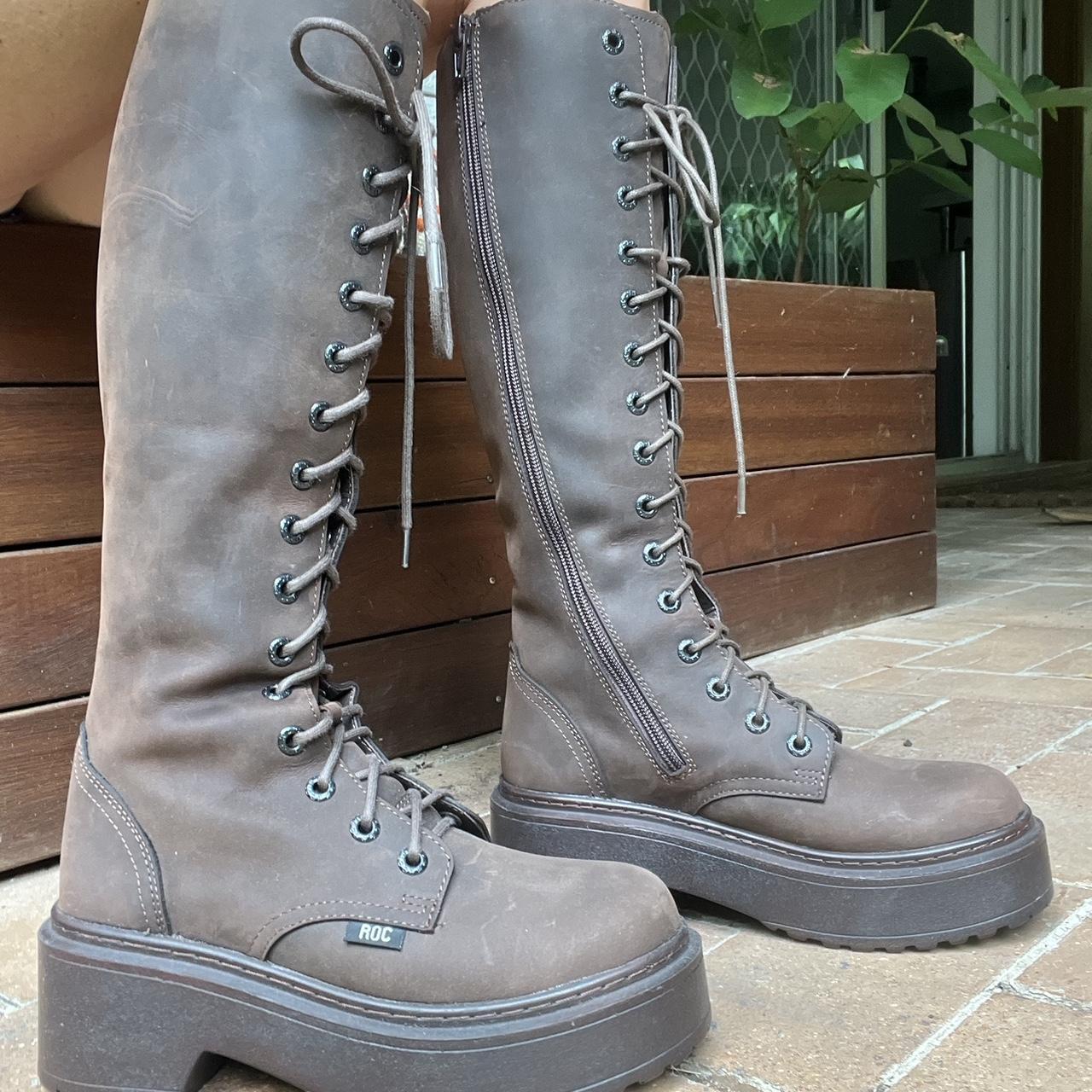 Brand: Roc boots Only ever worn to try on. Size... - Depop