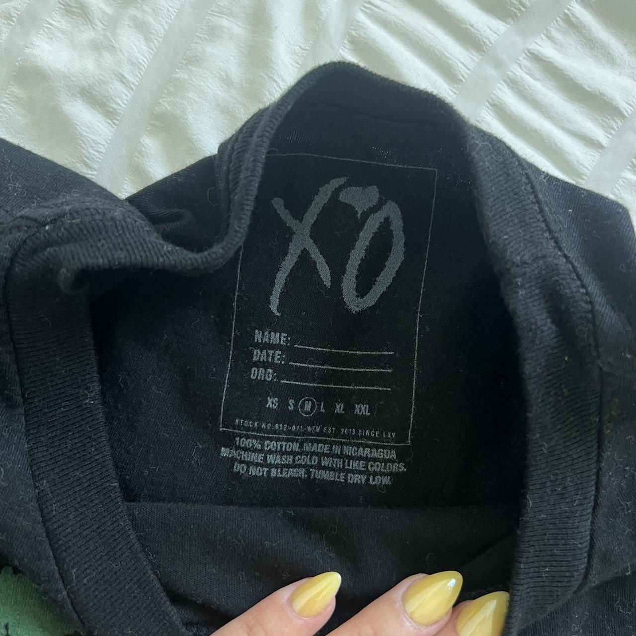 the weeknd XO exclusive tee never worn super rare... - Depop