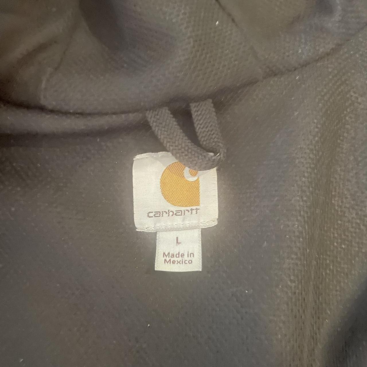 Brown Carhartt waffle lined zip up Size L Great... - Depop