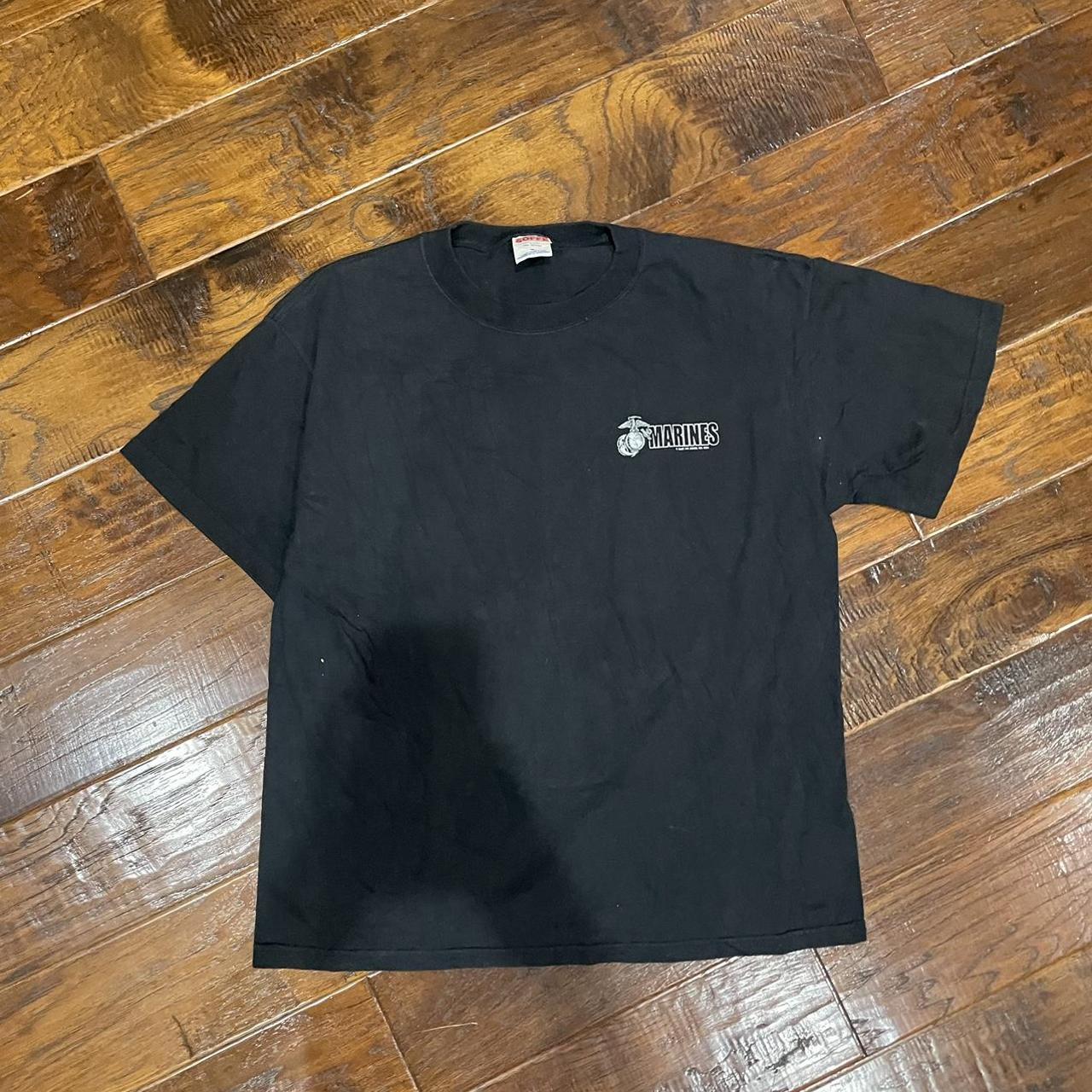 US MARINES “First to Fight Last to Leave” Tee Size... - Depop