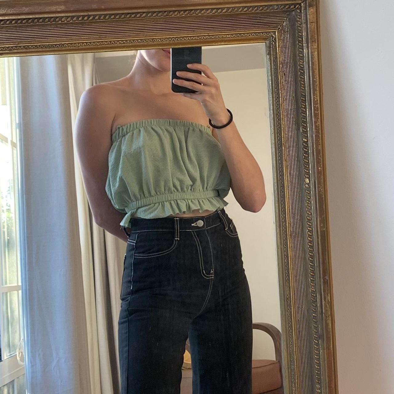 Gathered tube top - Depop