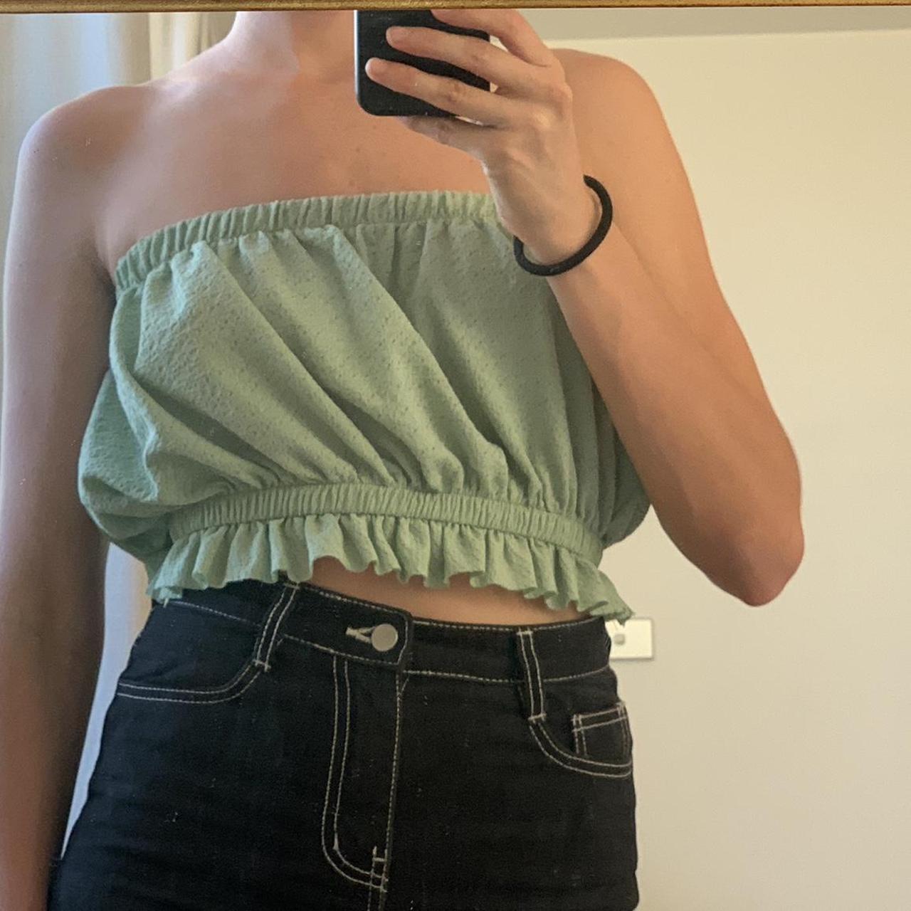 Gathered tube top - Depop