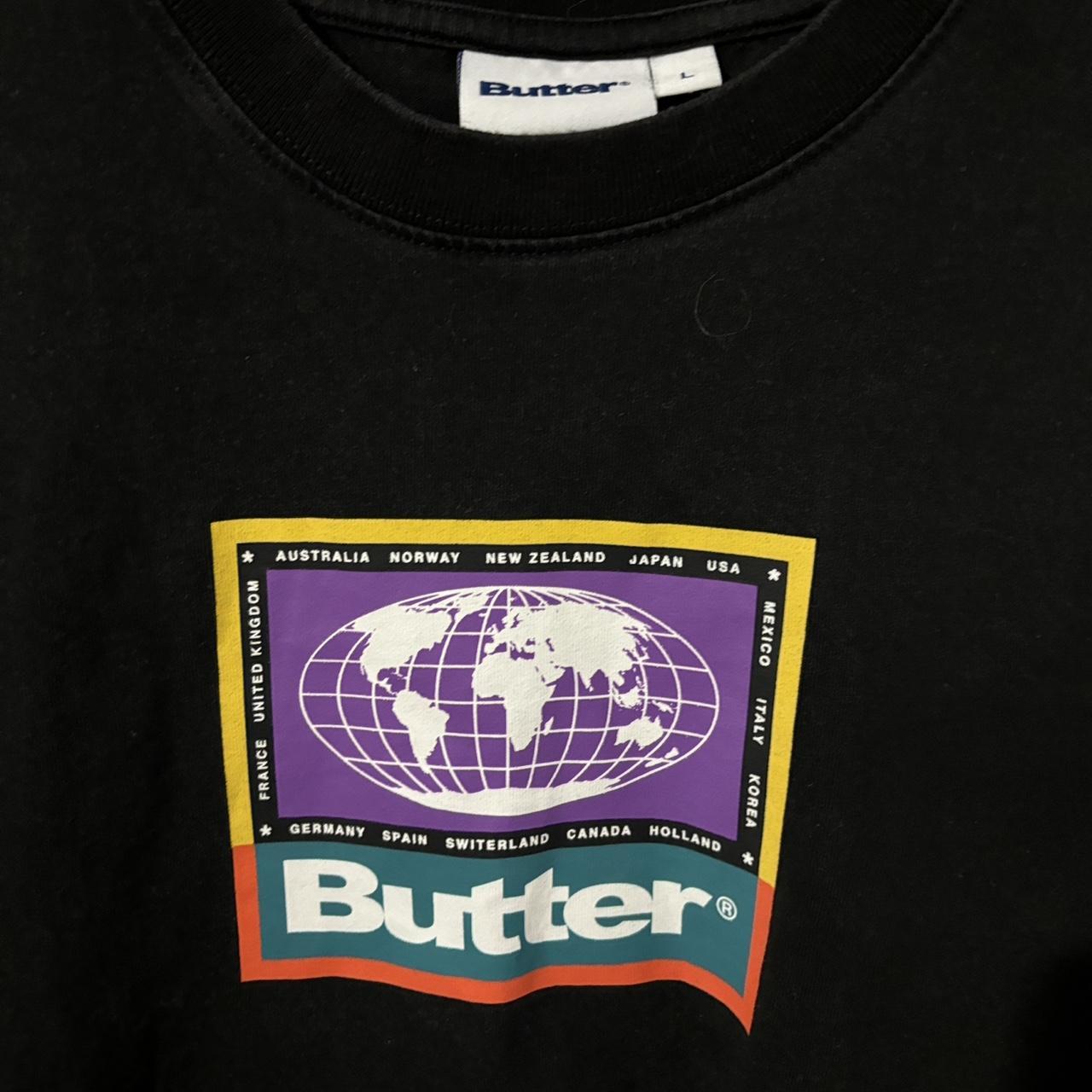 Butter worldwide shirt worn a few times, but in... - Depop