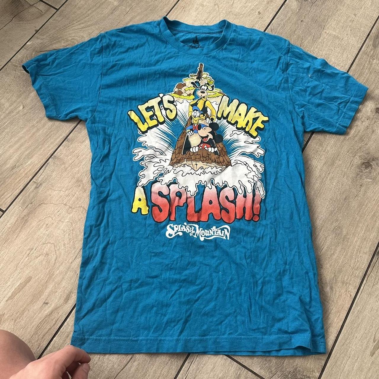 Splash mountain Disneyland official merch shirt vintage - Depop