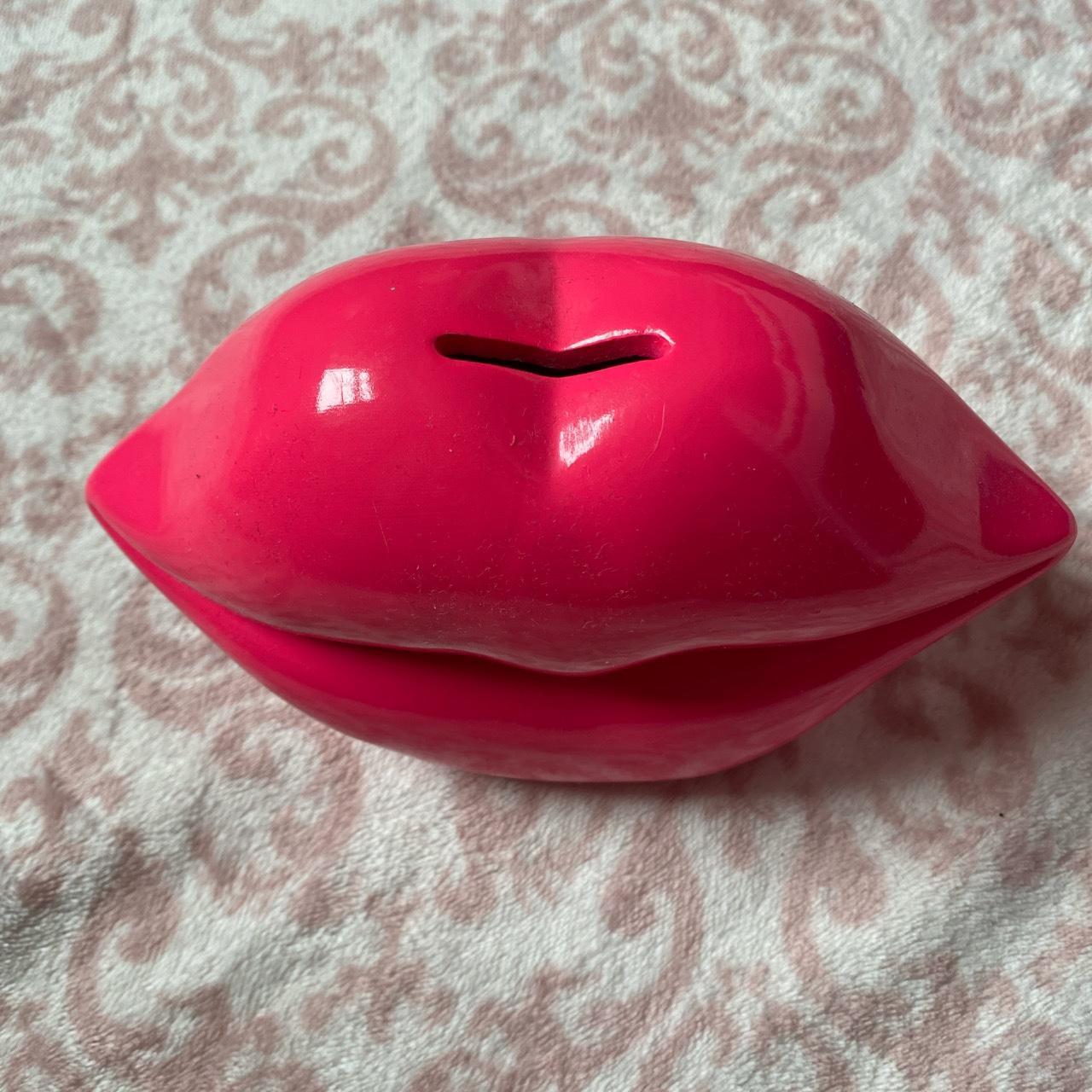 Pink Lip Piggy Bank! Barbie Vibes 💕 Y2K #lip #Y2K... - Depop