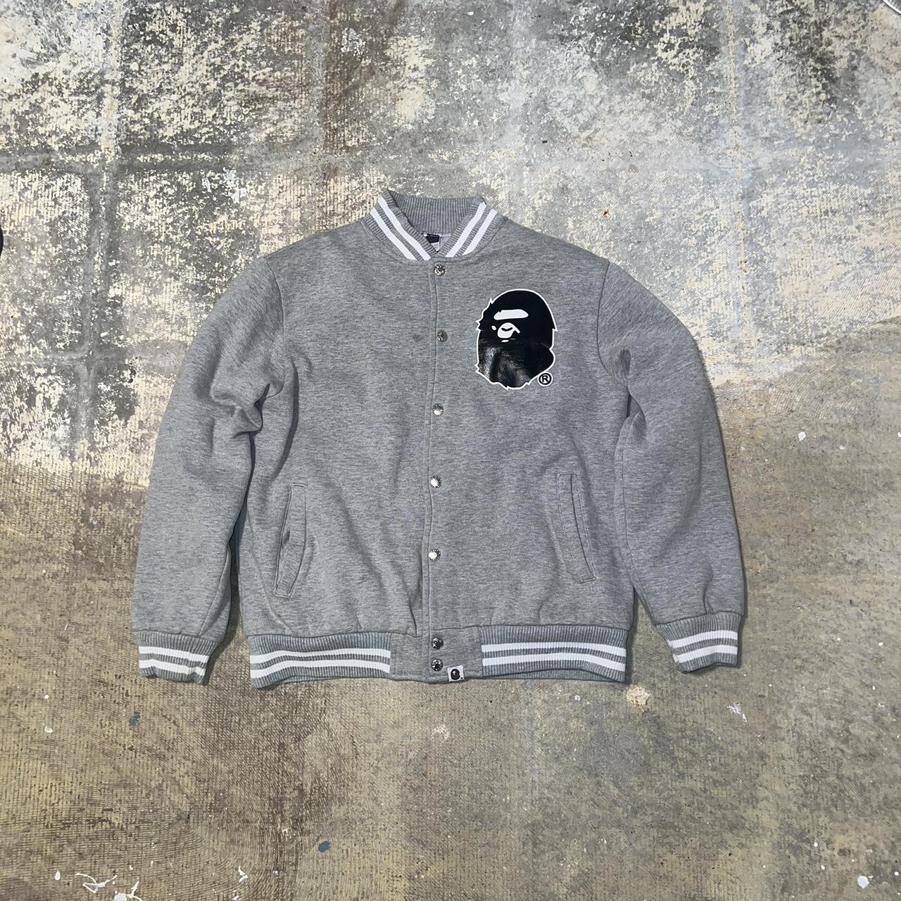 Bape varsity jacket vintage Size medium Quick shipper - Depop