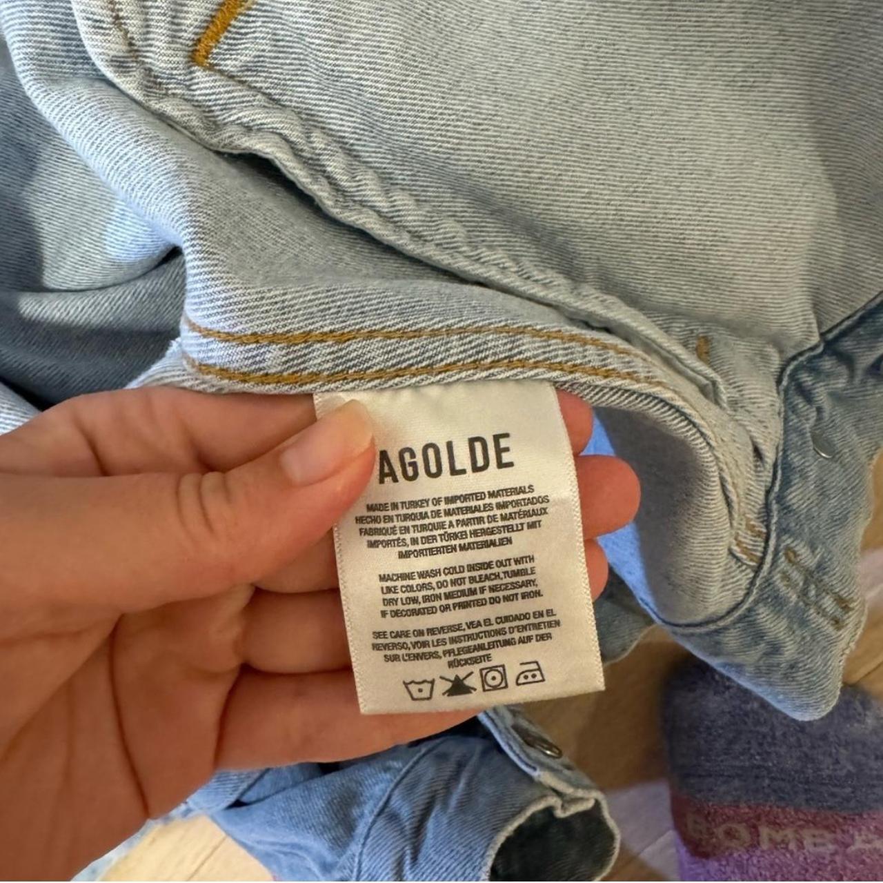Agolde xs denim jacket - Depop