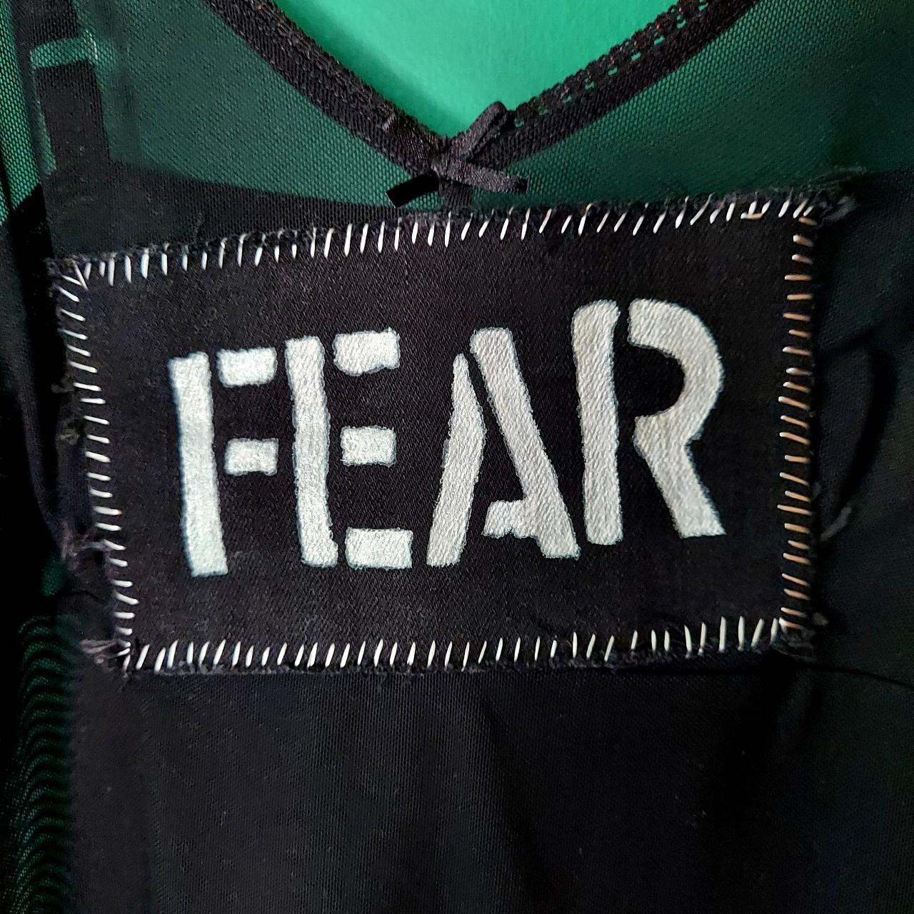 DIY PUNK FEAR Patch Black Mesh Camisole 🖤 Sz XS So... - Depop
