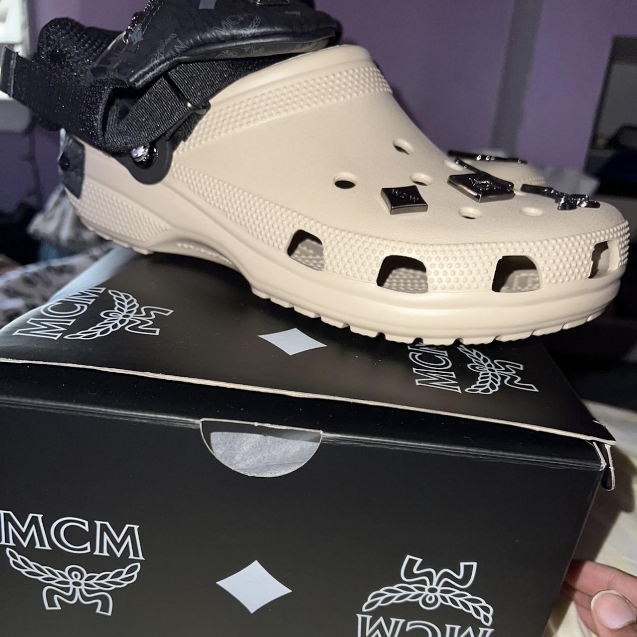 MCM x CROC BELT BAG CROCS NWT size: men 13/ women... - Depop