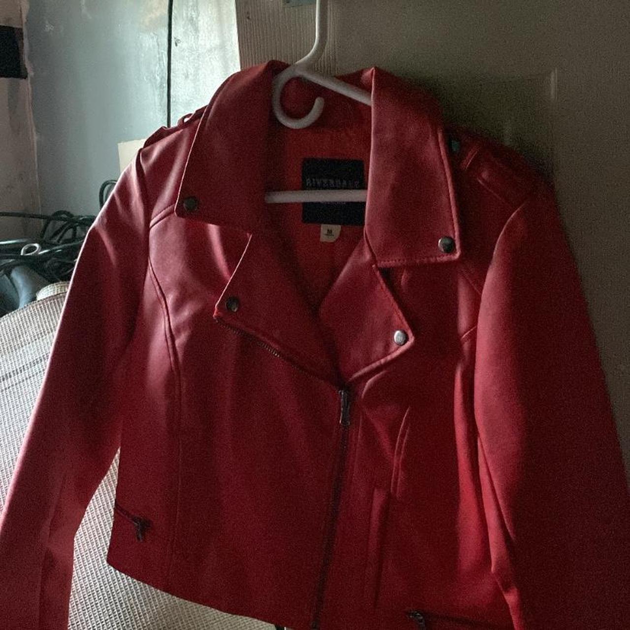 Bright Red Cheryl Blossom Southside Serpent Leather... - Depop