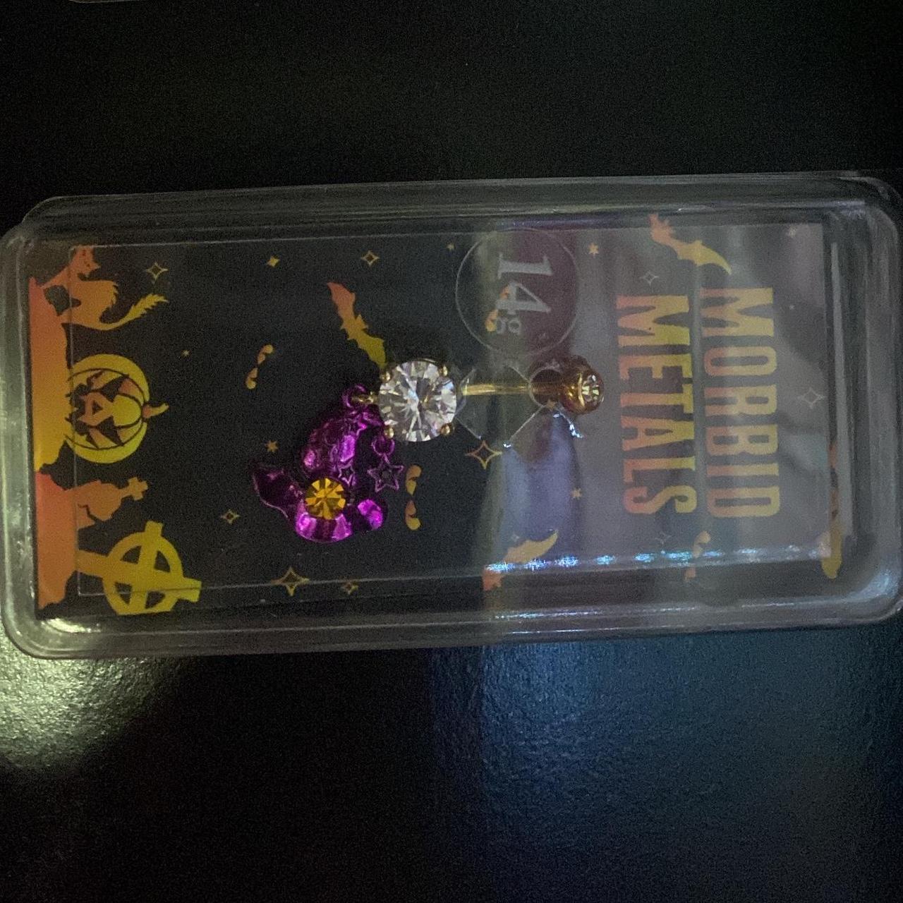 14 gauge Hot Topic Halloween Themed Belly Button... | Depop