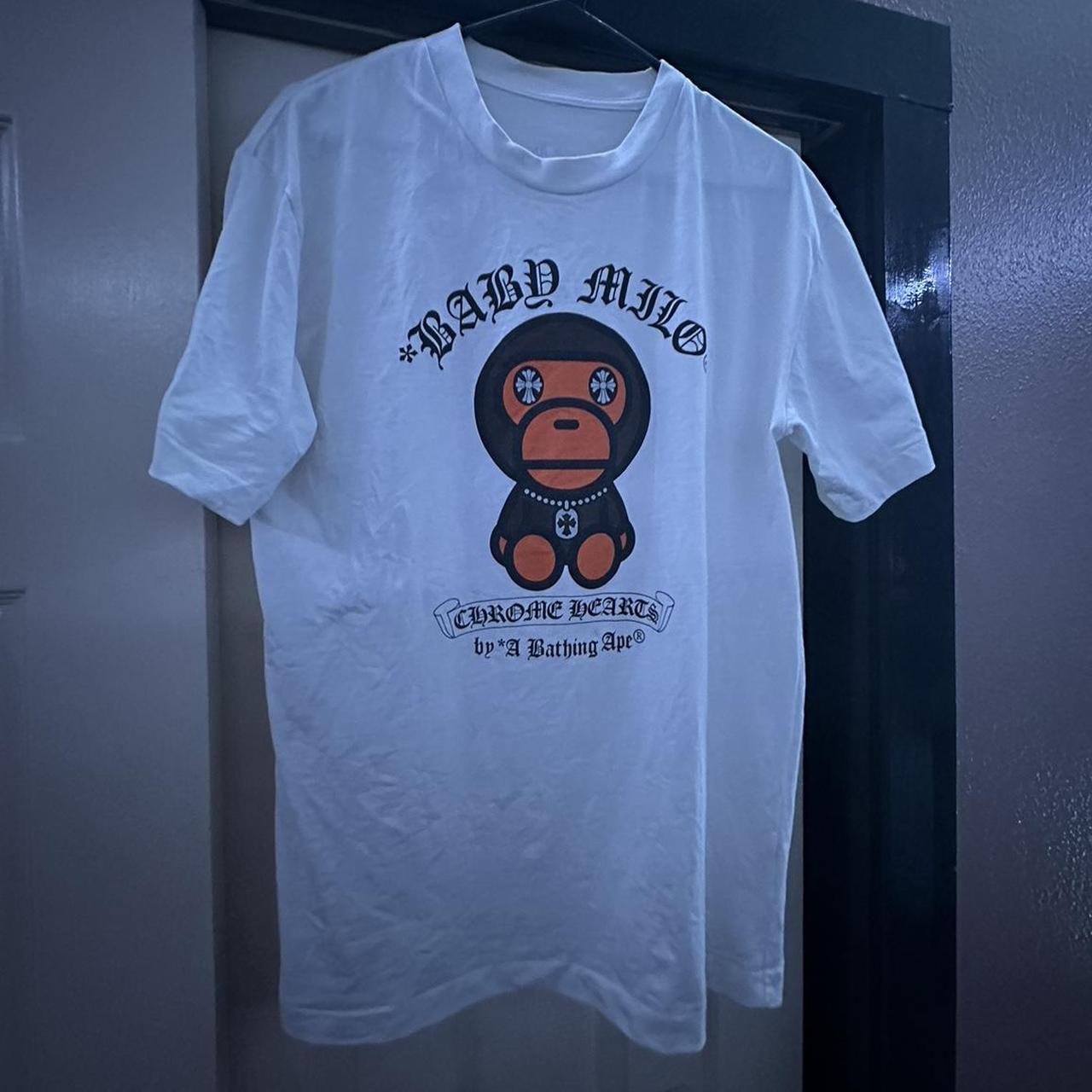 BAPE / CHROME HEARTS COLLAB TEE LOW PRICE ( IF YK... - Depop