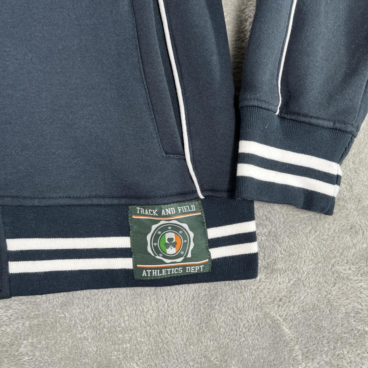 Ireland Jacket Mens 2XL Blue Full Zip Embroidered... | Depop