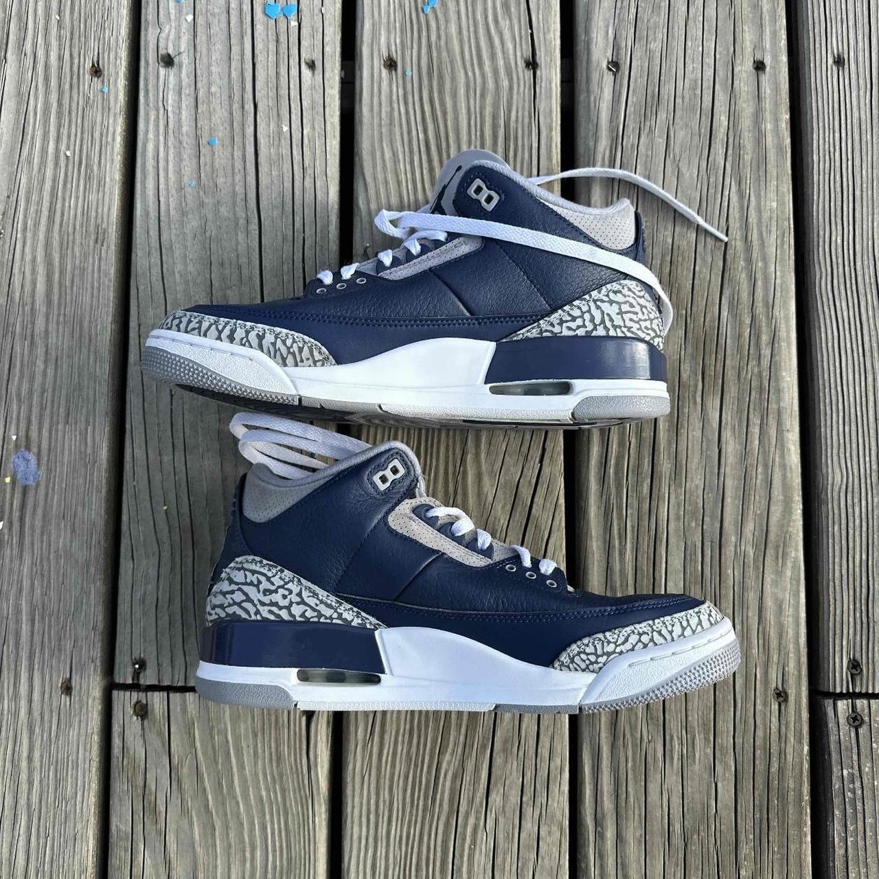 Air Jordan 3 Retro 'Georgetown' Men’s Size 10 | Depop
