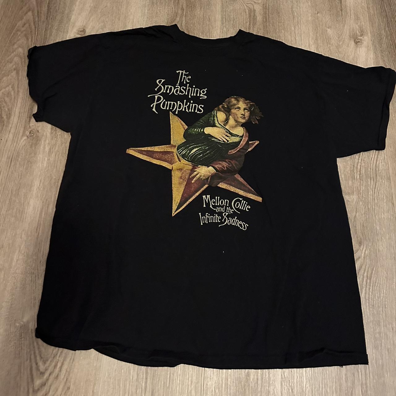 smashing unisex pumpkins graphic tee shirt!! in... - Depop