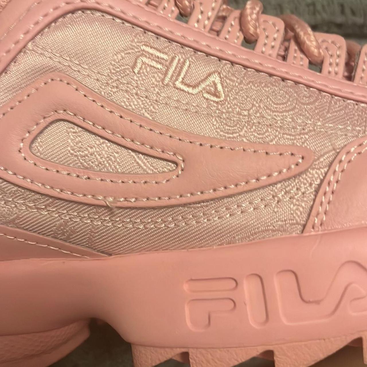 Fila Women's Pink Trainers | Depop