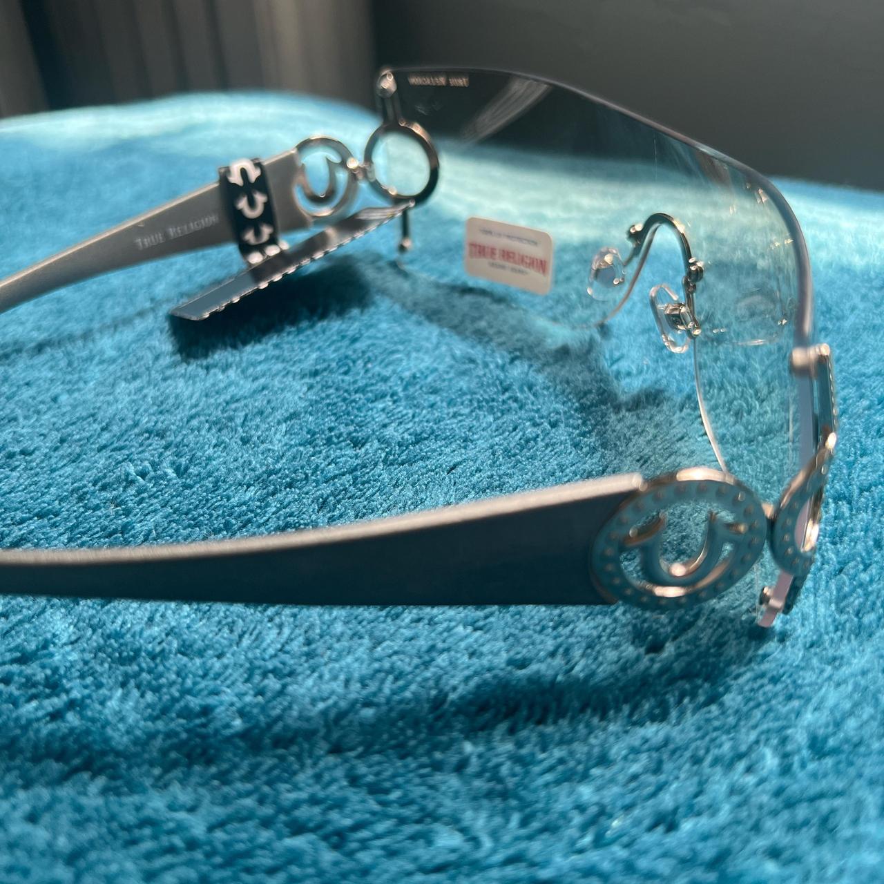 True religion sun glasses : new with tag Silver - Depop