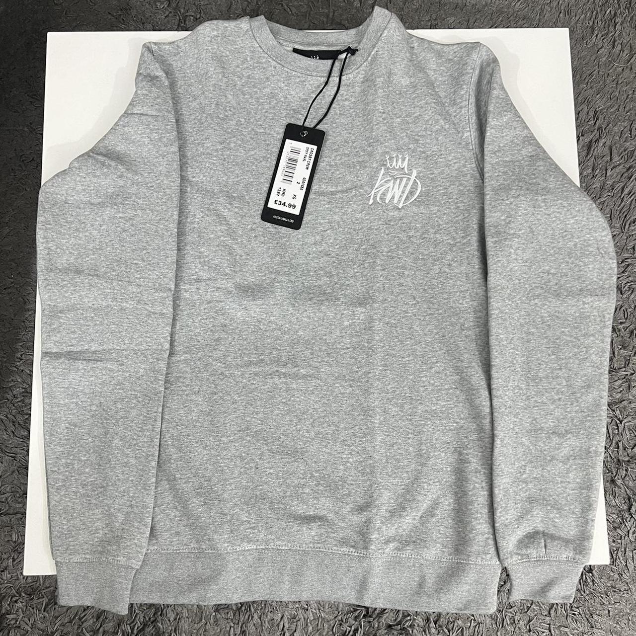 KWD Grey Sweatshirt XS Brand new With tags Message... - Depop
