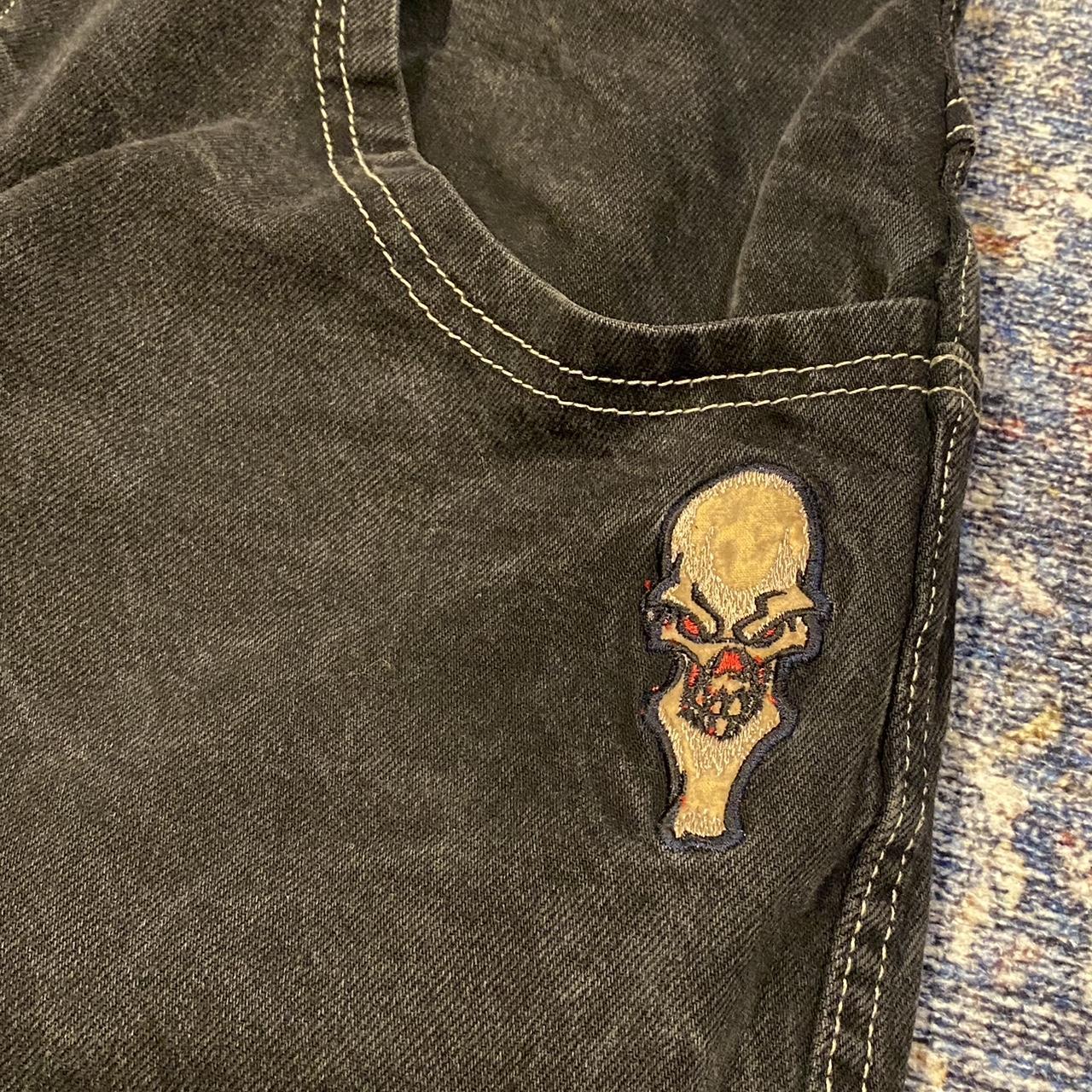 JNCO TRIPLE SKULLS Super good fade on these... - Depop