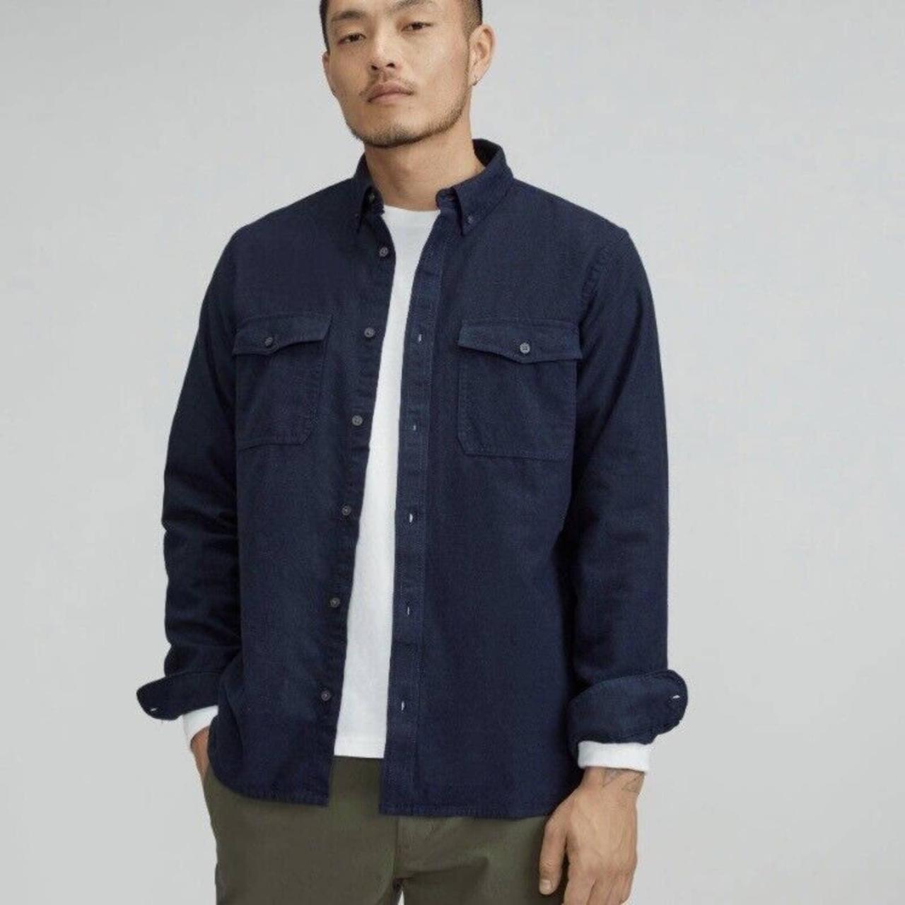 Everlane Shirt Mens Size Small The Brushed Flannel... - Depop