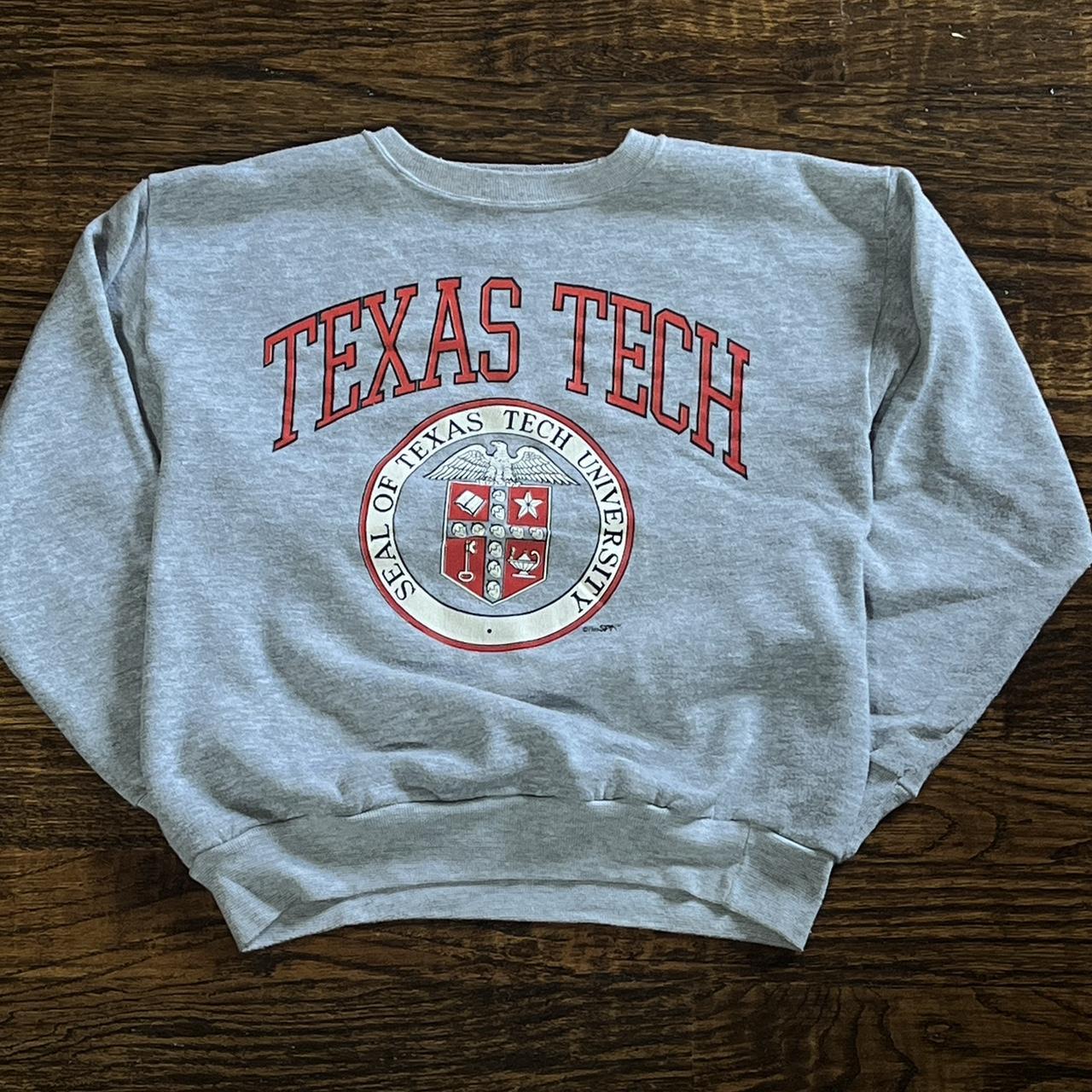 1989 Texas tech sweatshirt Size large - Depop