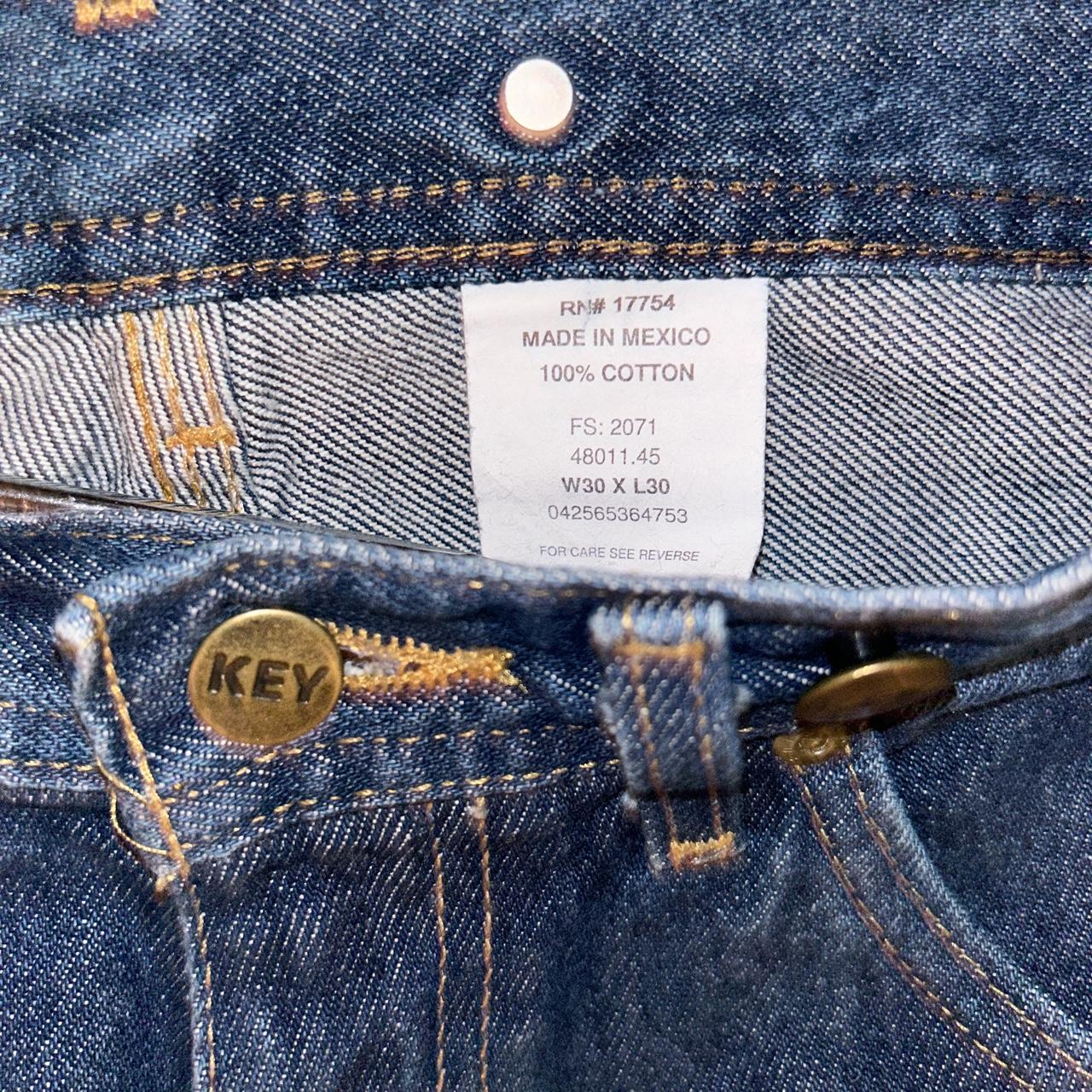 30x30 key double knee pants worn once - Depop